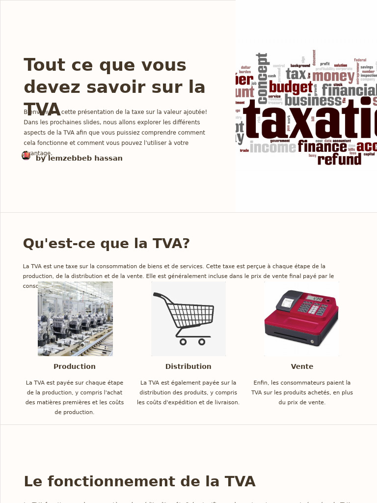 Tout-ce-que-vous-devez-savoir-sur-la-TVA | PDF | Taxe sur la valeur ajoutée | Argent