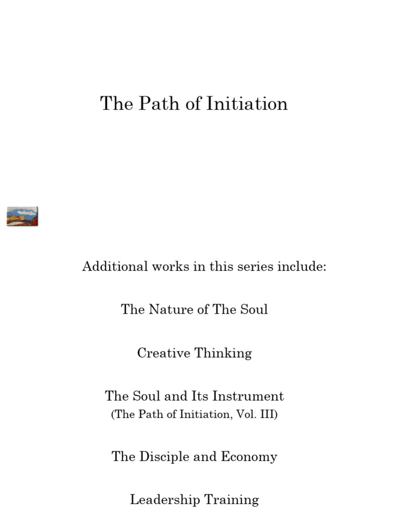 Path of Initiation | PDF | Thought | Mind