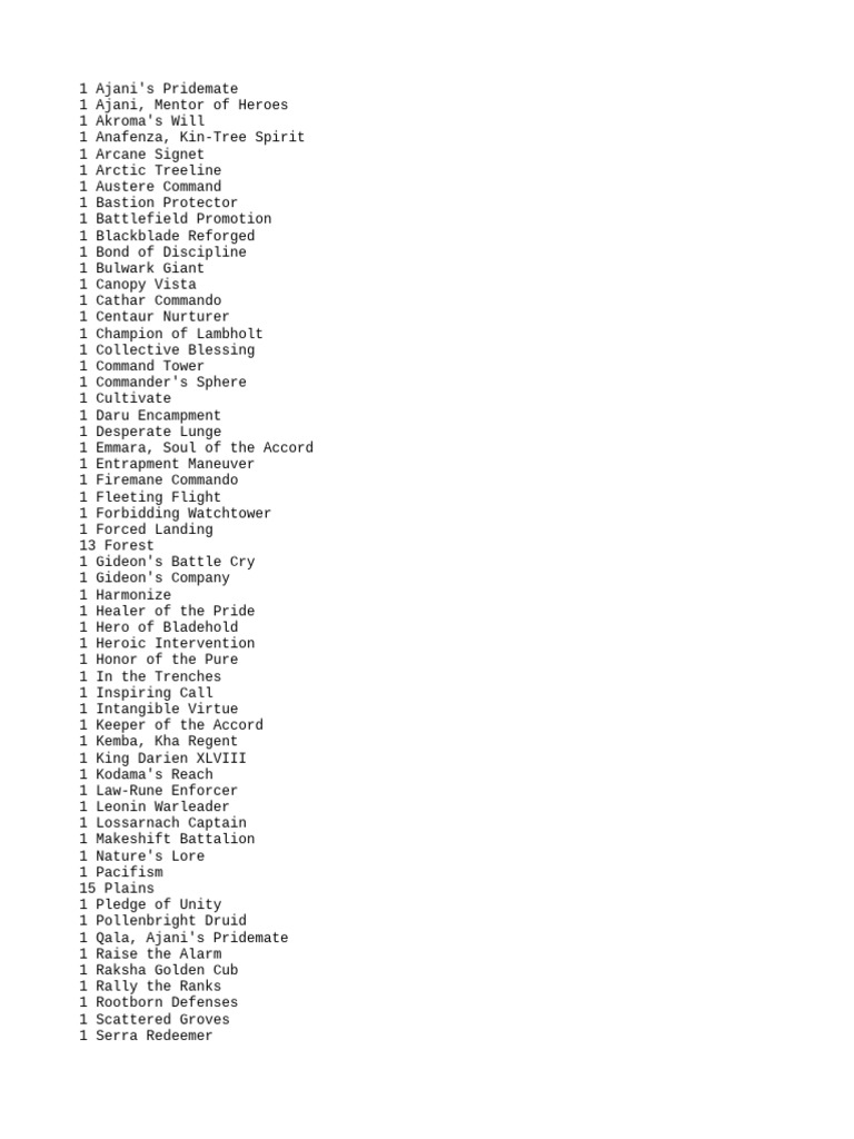 Deck - SOLDIERS | PDF