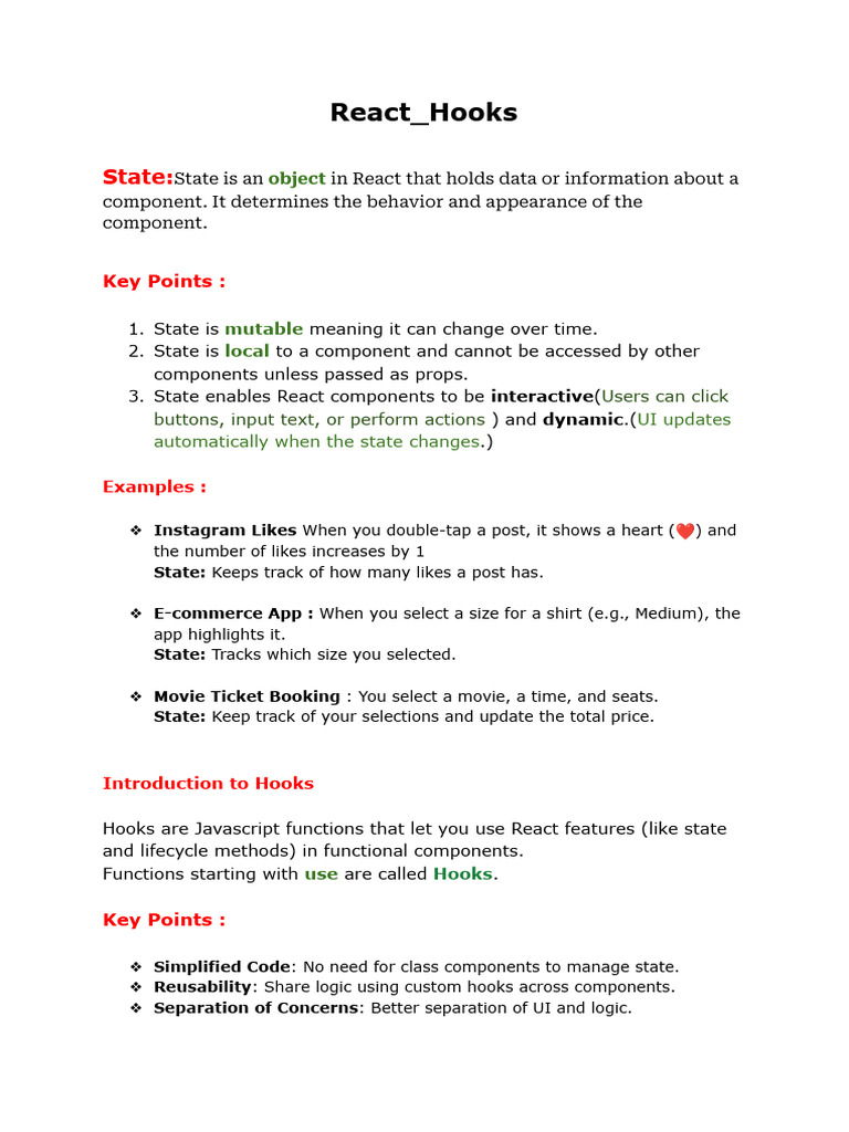 React_Hooks | PDF | Computer Programming | Software Engineering