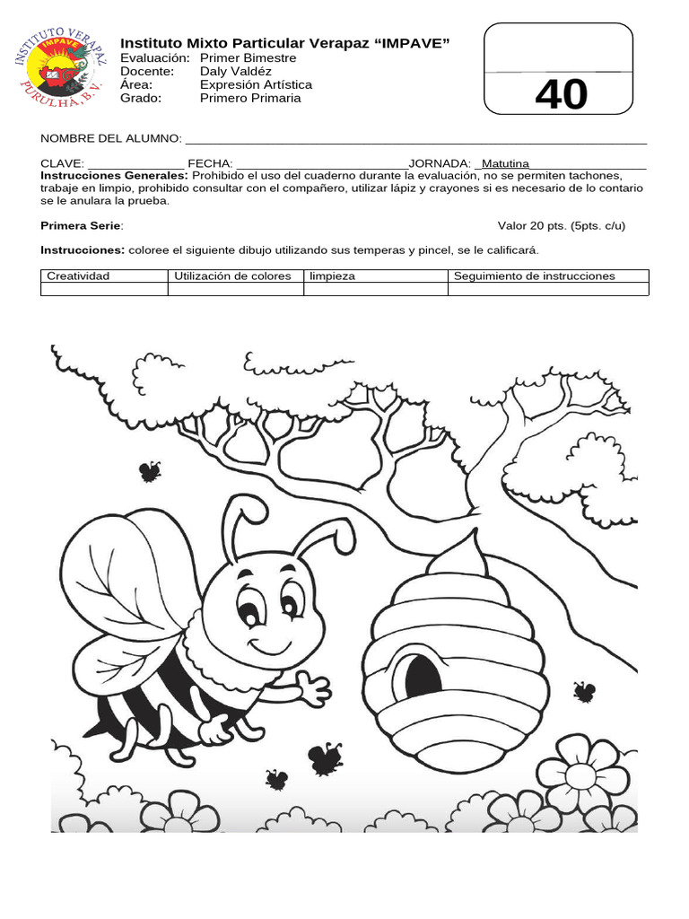 Evaluaciones Bimestrales Primaria IMPAVE | PDF | Matemáticas