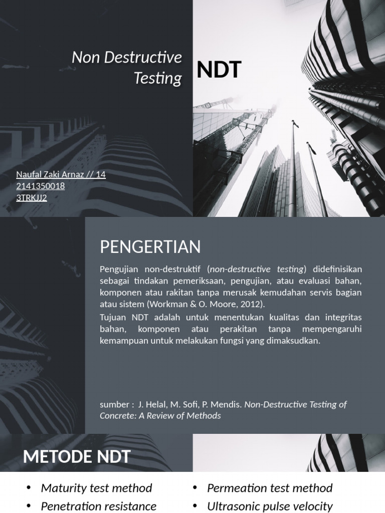NDT Maturity Test Method | PDF