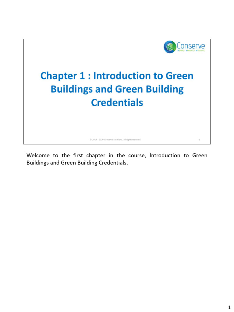 Introduction to Green Buildings Basics | PDF | Green Building | Life ...