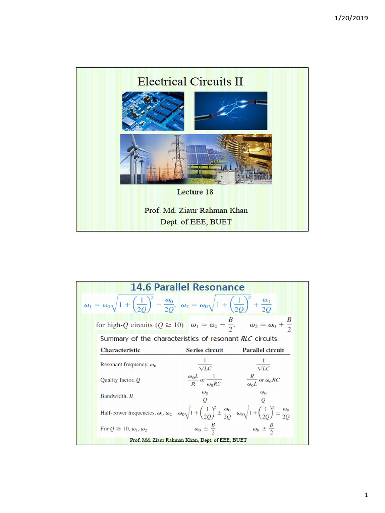 EEE 105 - Lec 18 | PDF
