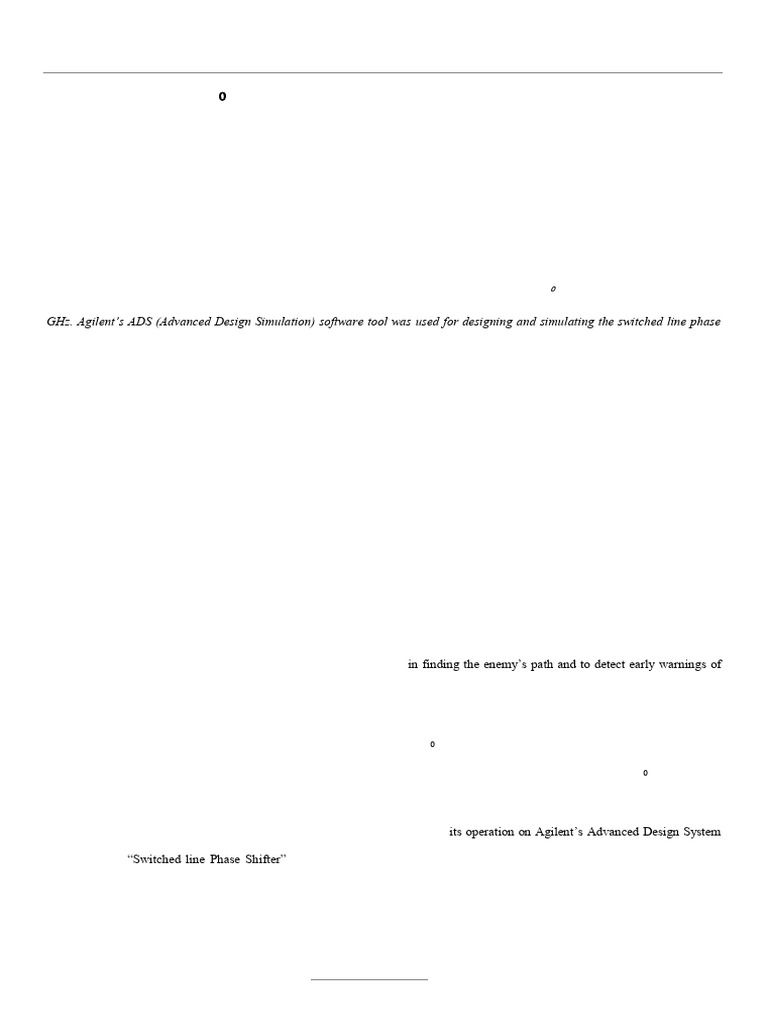 DESIGN_OF_A_90_SWITCHED_LINE_PHASE_SHIFT | PDF | Antenna (Radio) | Radar