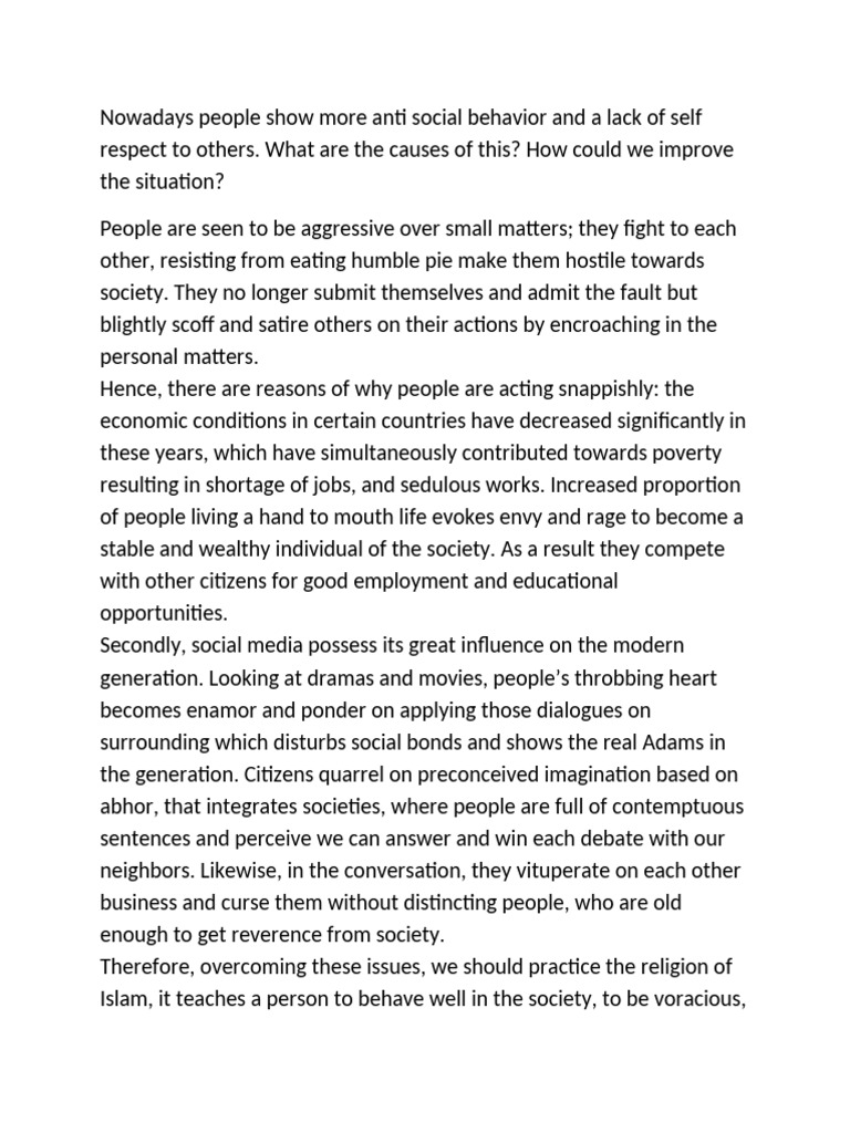 Band 7 Role Model Task 2 | PDF