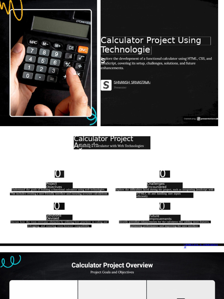 Calculator Project Analysis | PDF | Usability | Html