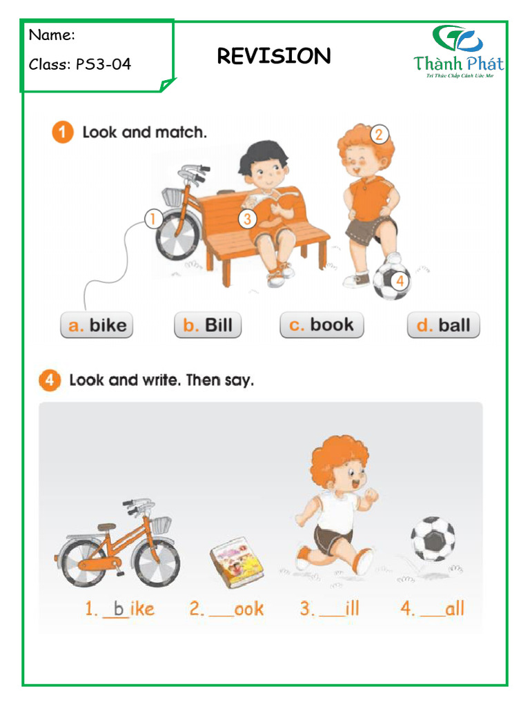 REVISION UNIT 1+2-Đã G P | PDF