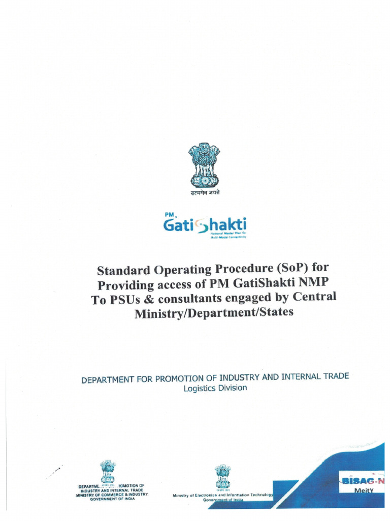 SoP For Providing Access of PMGati-NMP To PSUand Consultants - 23.07. ...
