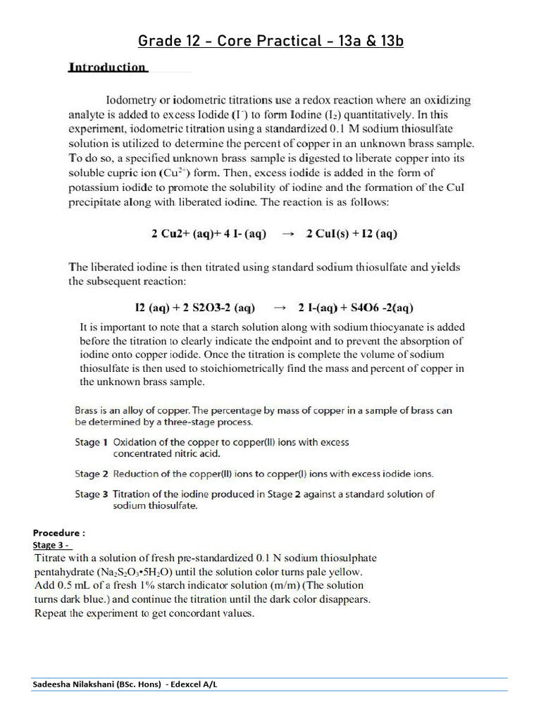 Grade 12 - 13B and A Practicals | PDF