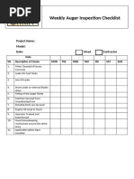 Telehandler Updated Daily Inspection Checklist | PDF