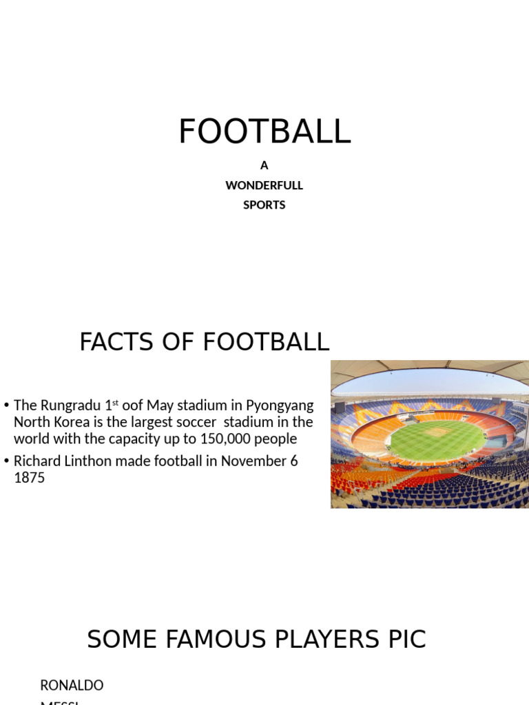 FOOTBALL PPT ARMAAN CLASS 6 | PDF FOOTBALL PPT ARMAAN CLASS 6 | PDF