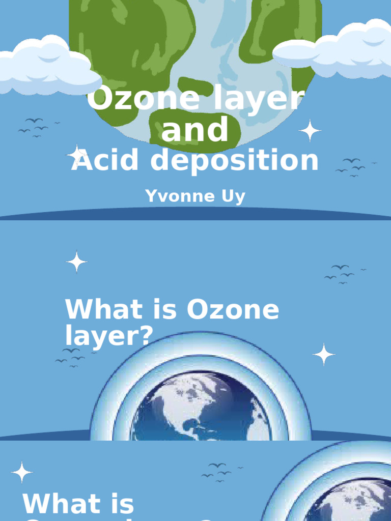 Ozone Layer and Acid Rain Explained | PDF | Ozone Depletion | Ozone