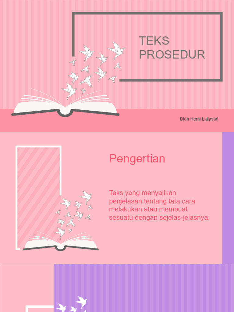 PPT Teks Prosedur 1 | PDF