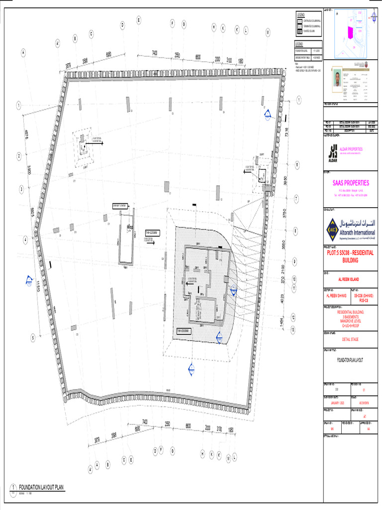 S101-Foundation Plan Layout | PDF