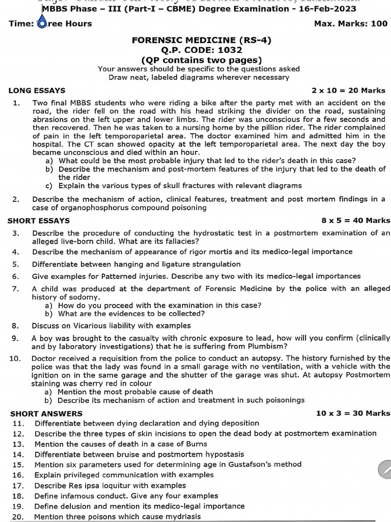 FMT RS4 Question Papers | PDF