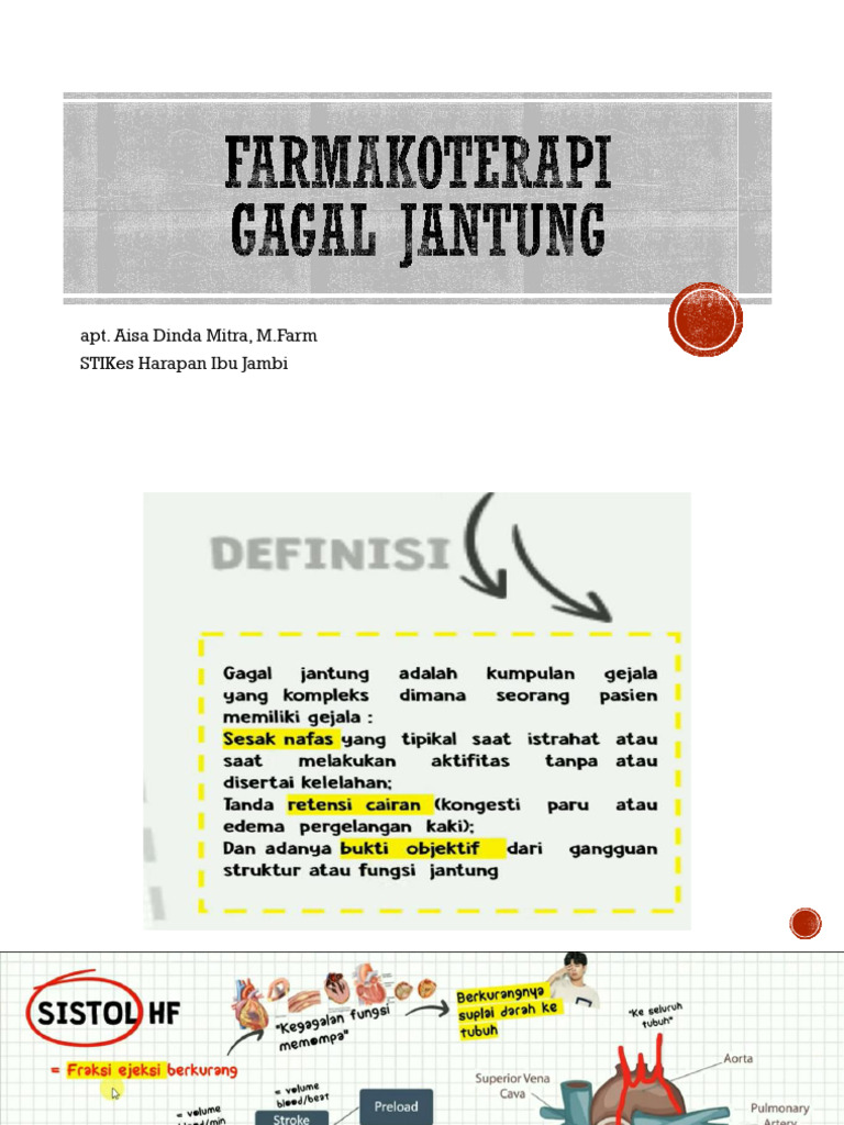 Farmakoterapi Gagal Jantung | PDF