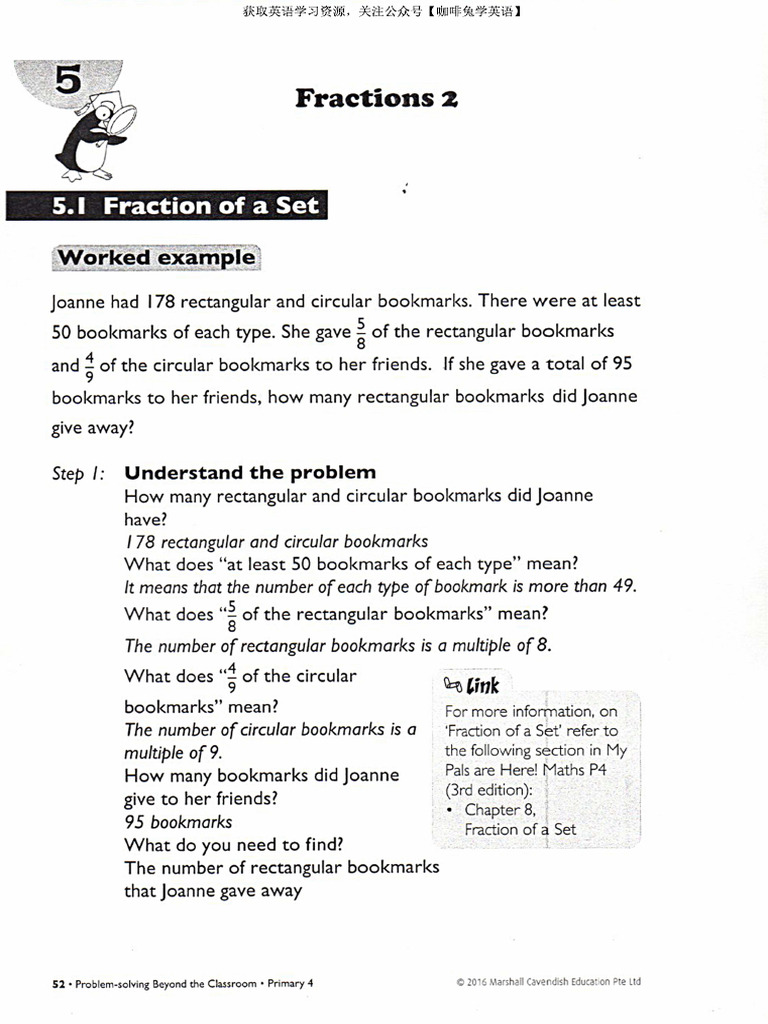 Problems Solving 4 Unit-5 Fractions 2 | PDF