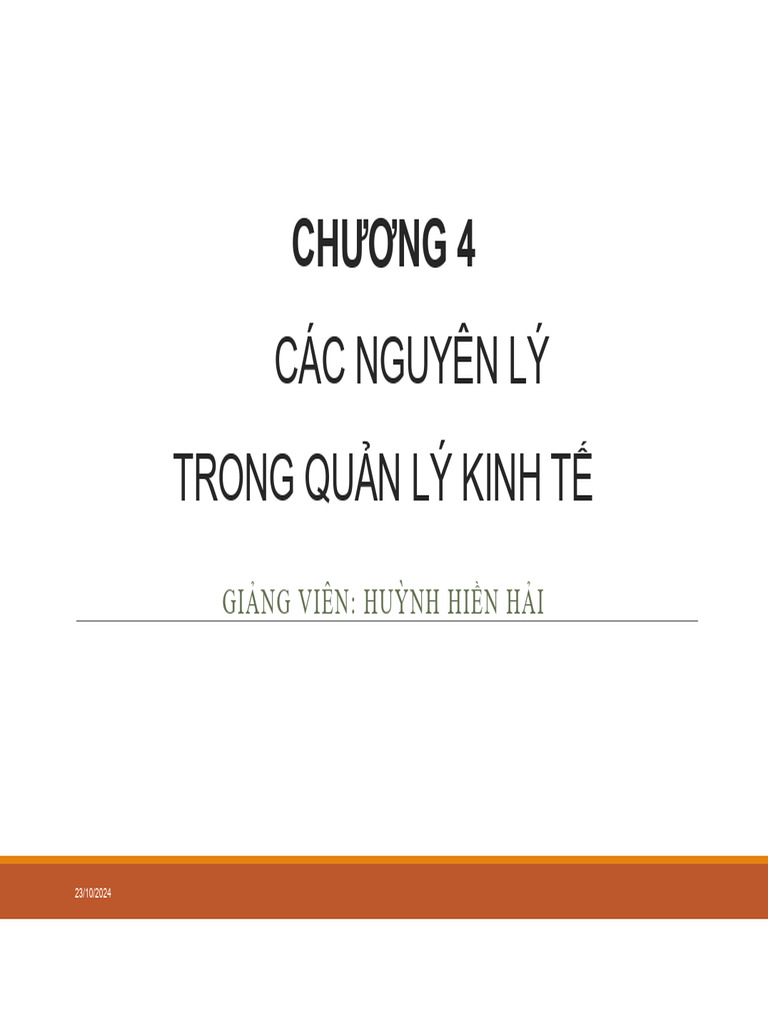 C4 Cac Nguyen Ly Trong Quan Ly Kinh Te | PDF