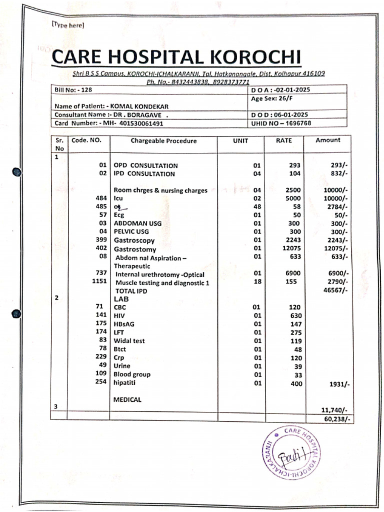 FINAL BILL | PDF
