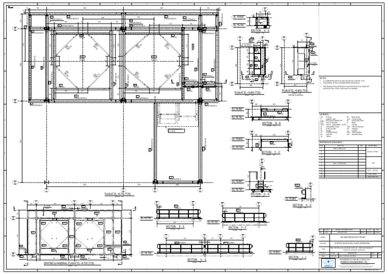 Erection Drawing for Chlor Alkali Plant | PDF