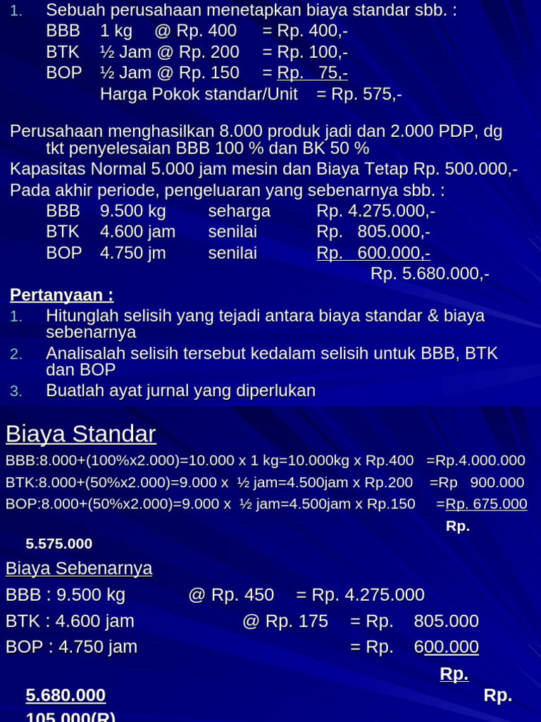soal standar | PDF