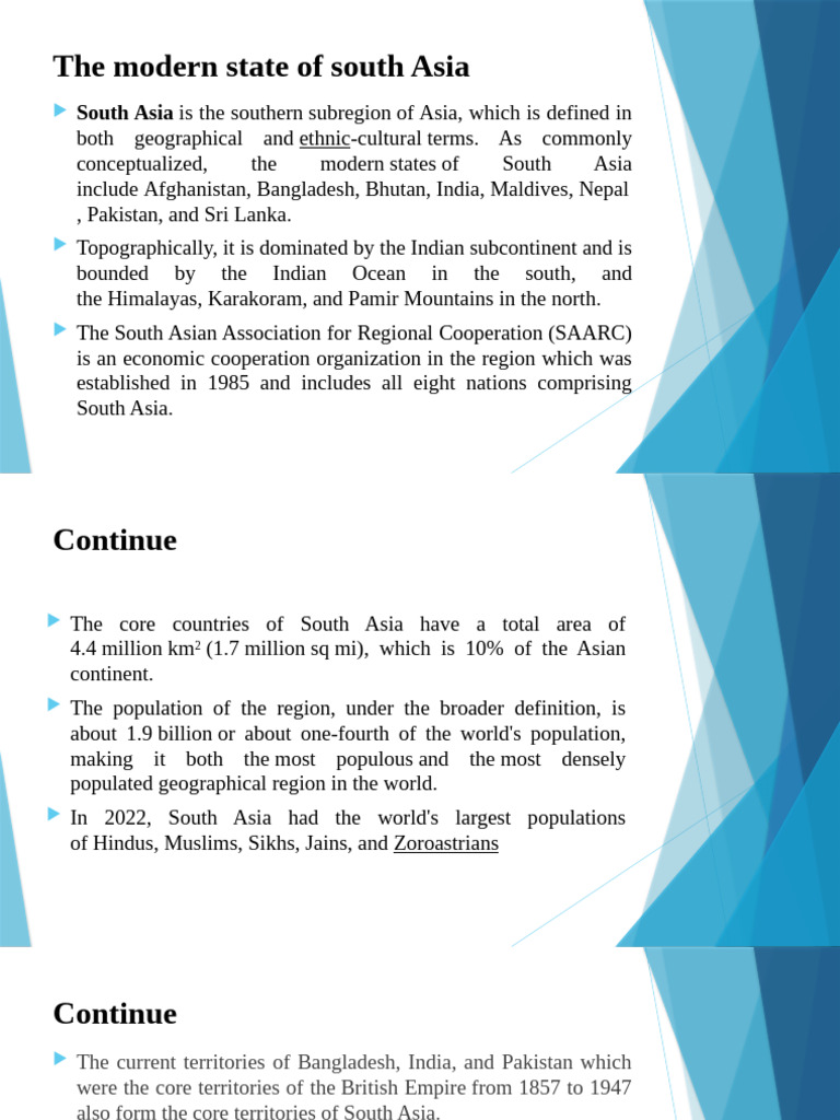 Overview of Modern South Asia | PDF | South Asia | Asia