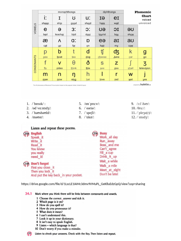 English Pronunciation and Speaking Guide | PDF