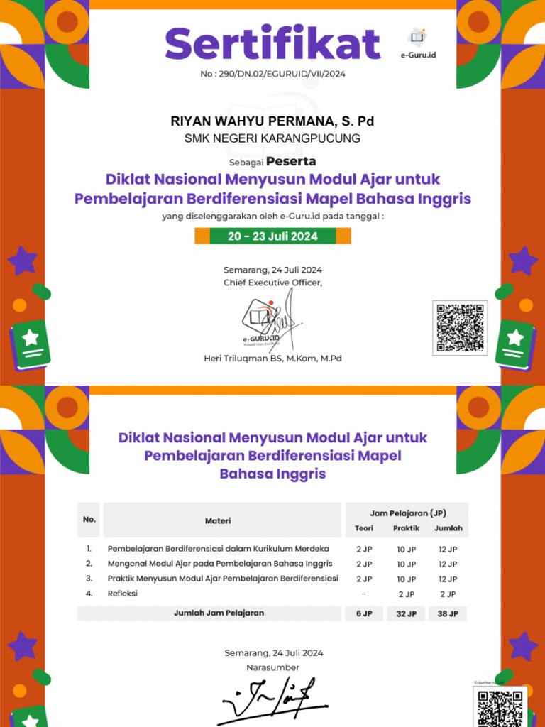 Diklat Menyusun Modul Ajar | PDF