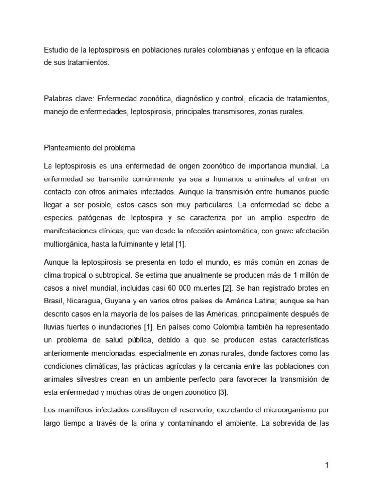 InvestigaciA%CC%83%C2%B3n Leptospirosis Karol Juliana Arango Marula.pd ...
