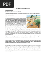 Sumerian Wheel and Pottery Innovations | PDF | Wheel | Sumer