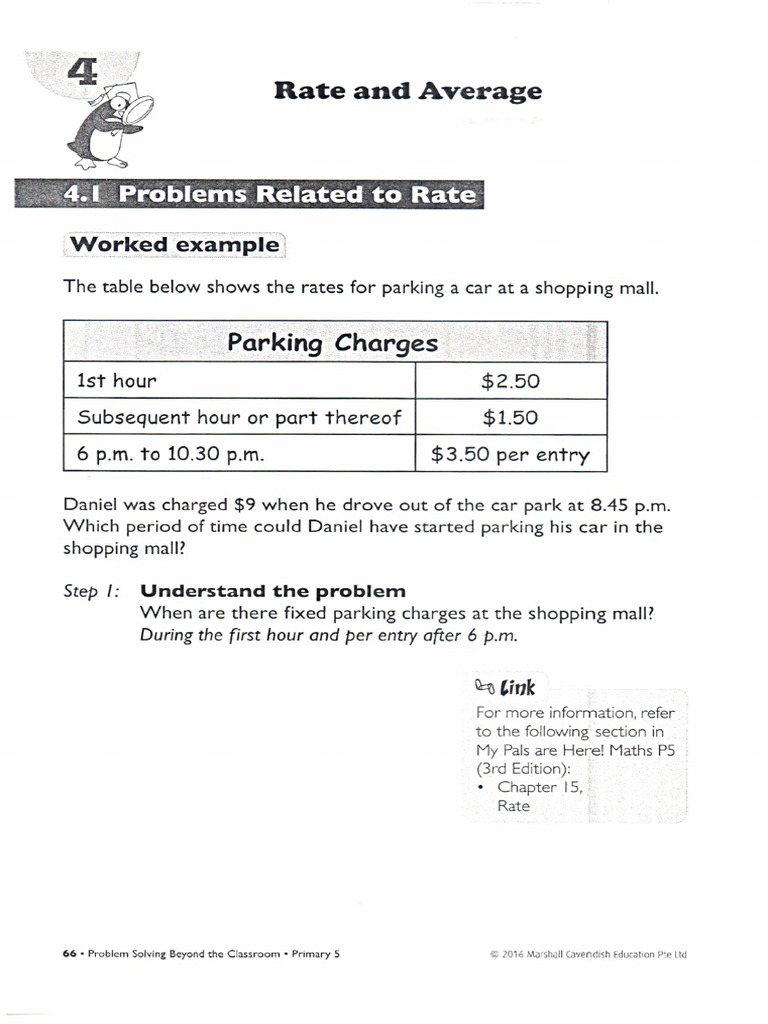 Problems Solving 5 Unit-4 Rate and Average | PDF