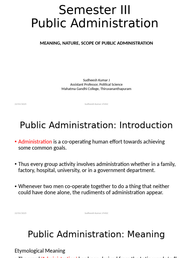 Understanding Public Administration | PDF