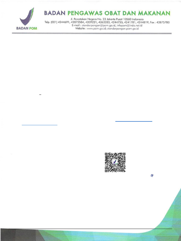 Surat Permintaan Delri CCFL46 - PAKAR - 300821 | PDF | Food And ...