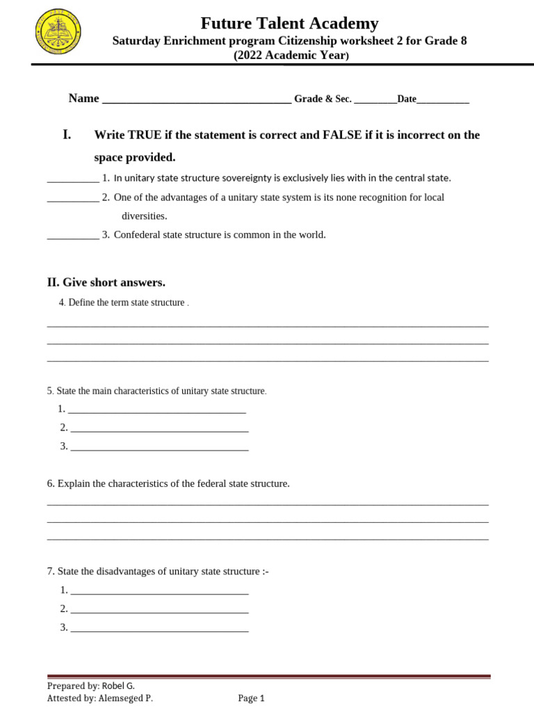 Citizenship Grade 8 Q | PDF