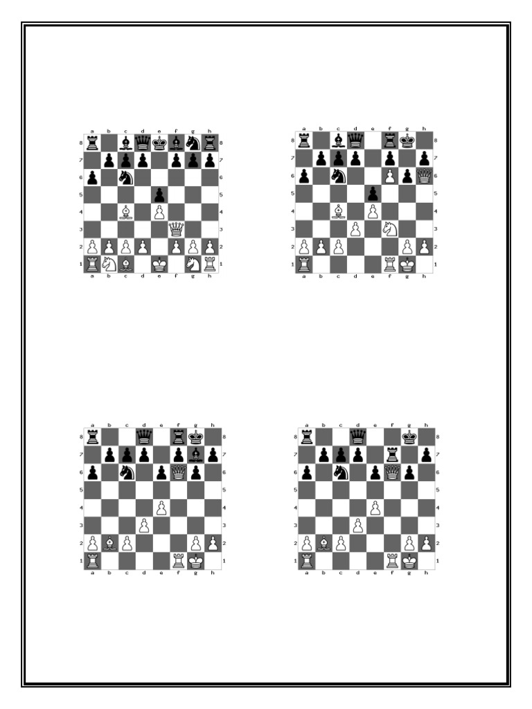 Checkmate in 1 Move With Single Queen | PDF