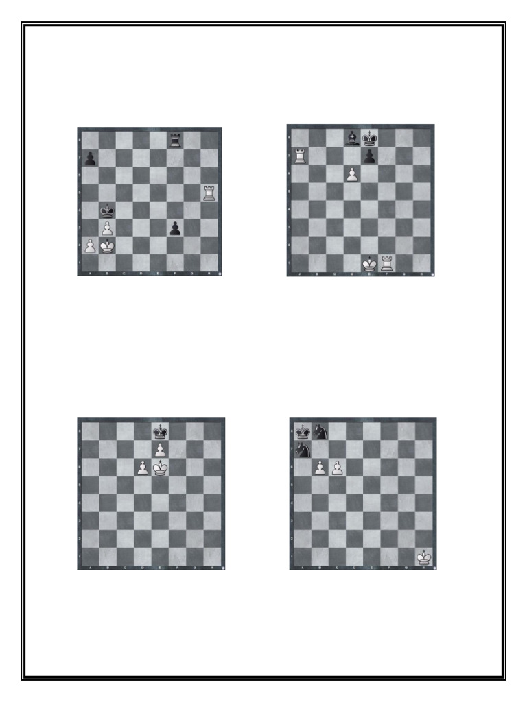 Checkmate in 1 Move With Single Pawn | PDF