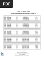 VRV Price List | PDF | Thermodynamics | Building Technology