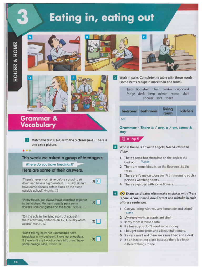 Compact Key for Schools 2nd SB-Unit3 | PDF