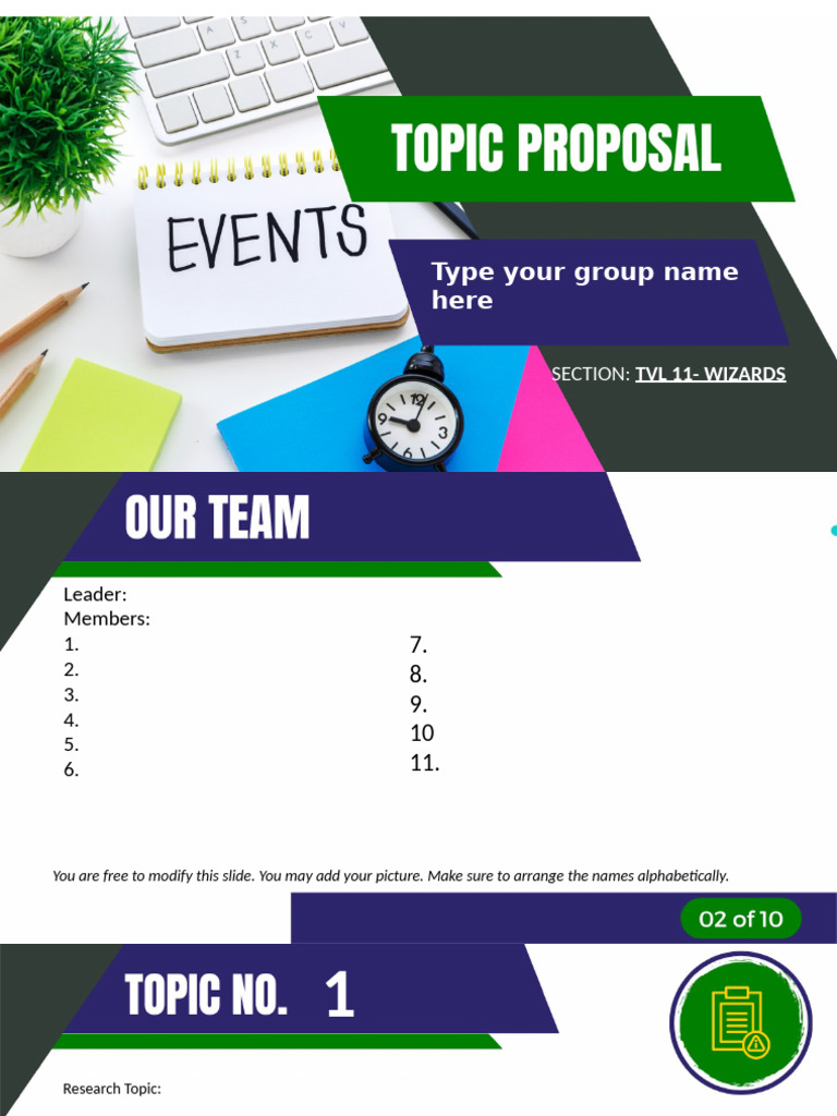 Topic Proposal Template 2 | PDF