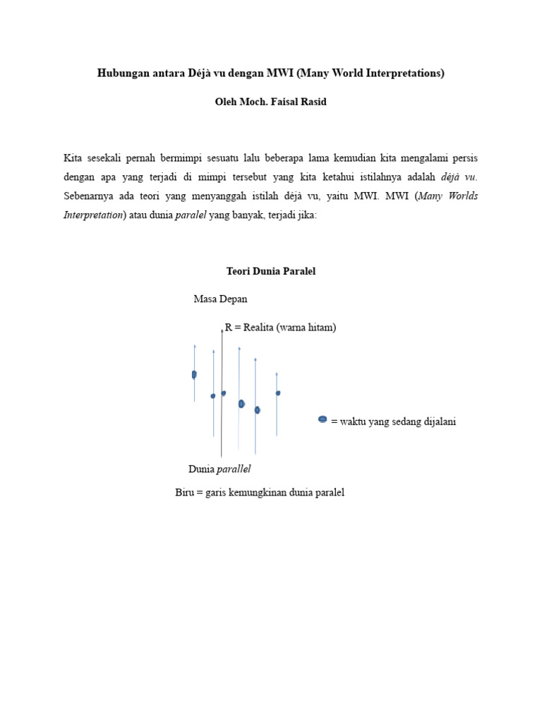Hubungan Antara Déjà Vu Dengan MWI | PDF