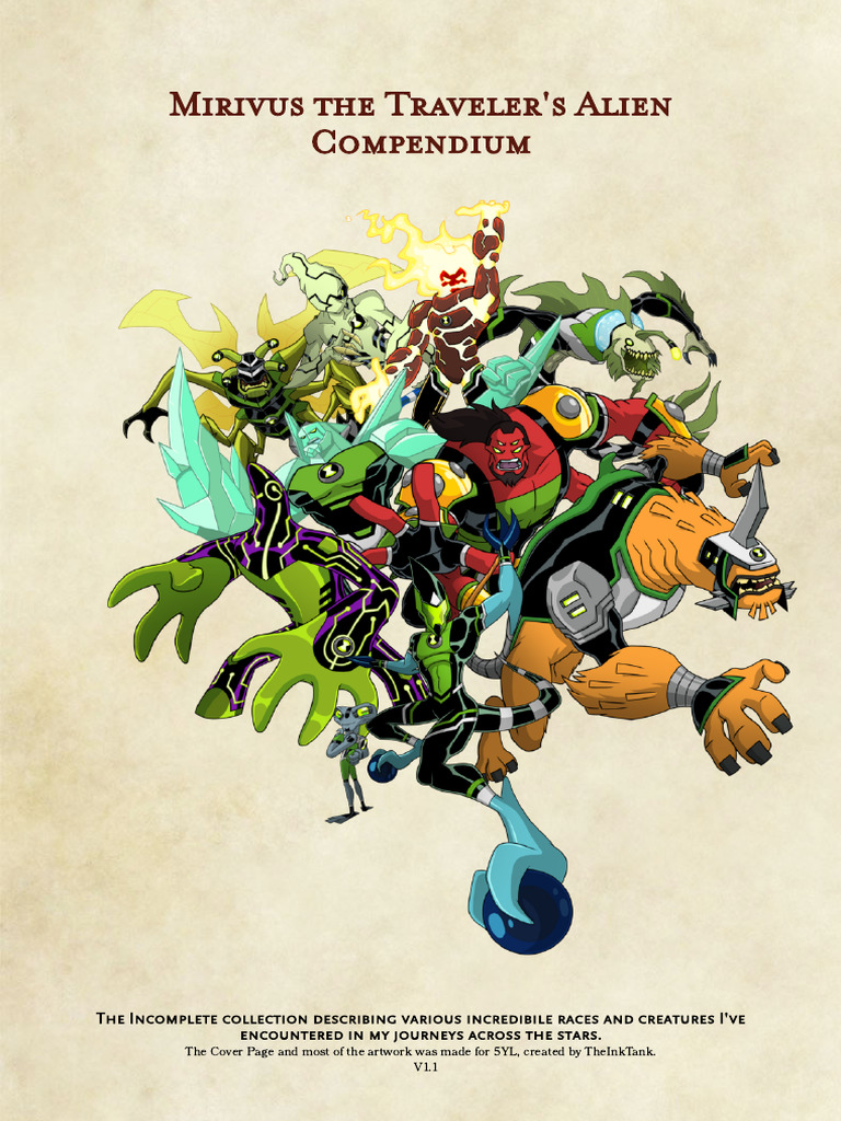 5YL Alien Compendium Overview | PDF