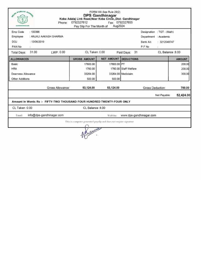 Aug 2024 Self Attested | PDF