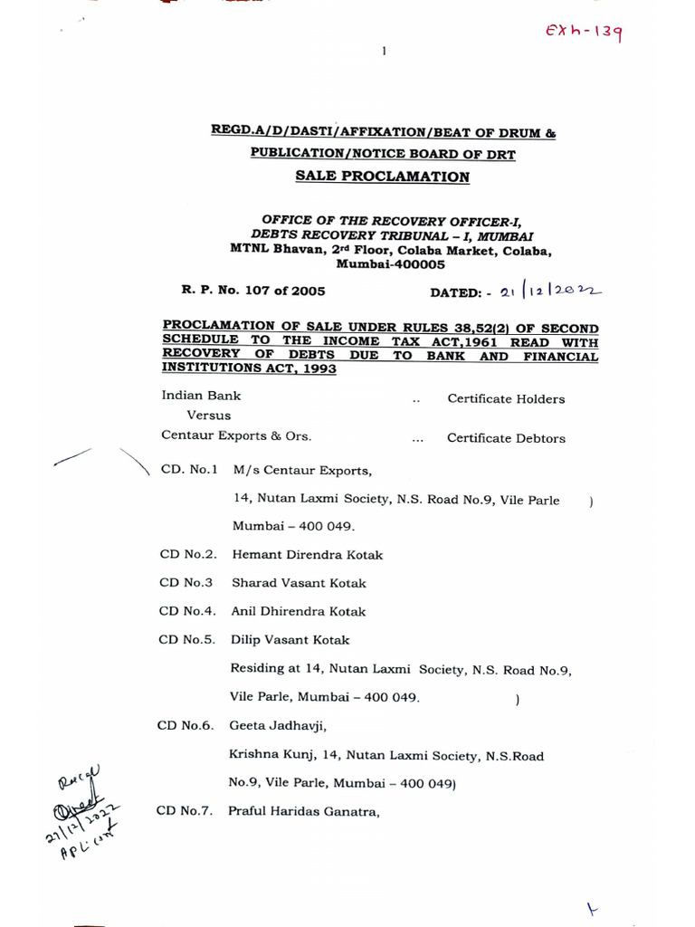 DRT Sale Patch CHSR | PDF