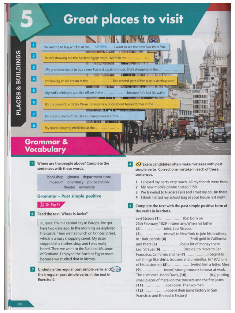 Compact Key For Schools 2nd SB-Unit5 | PDF