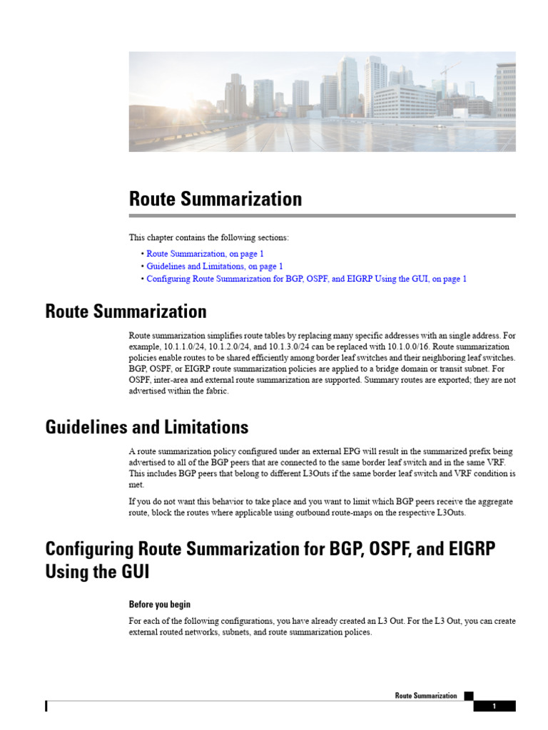 route-summarization-51x | PDF | Communications Protocols | Network Protocols