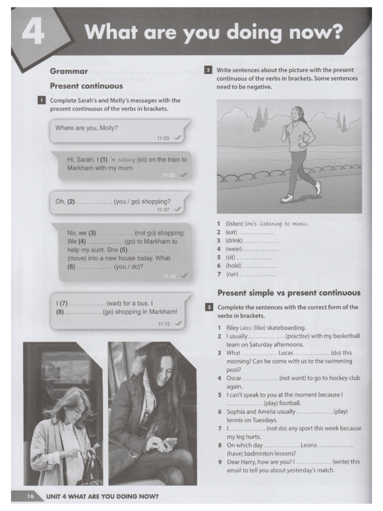 Compact Key for Schools 2nd WB-Unit4 - 16-19练习册 | PDF