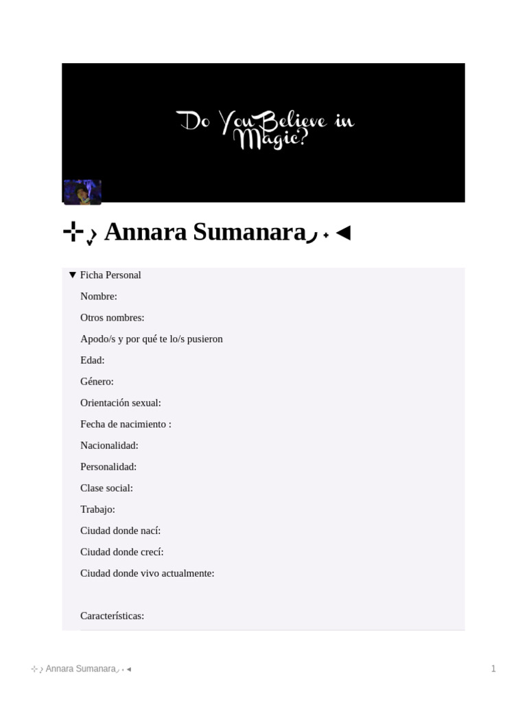 Annara Sumanara (Guión) | PDF