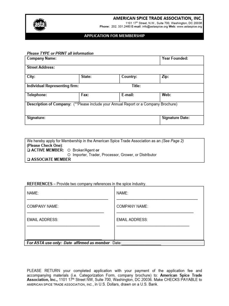 Membership Application 2023 2024 | PDF | Credit Card | Payments
