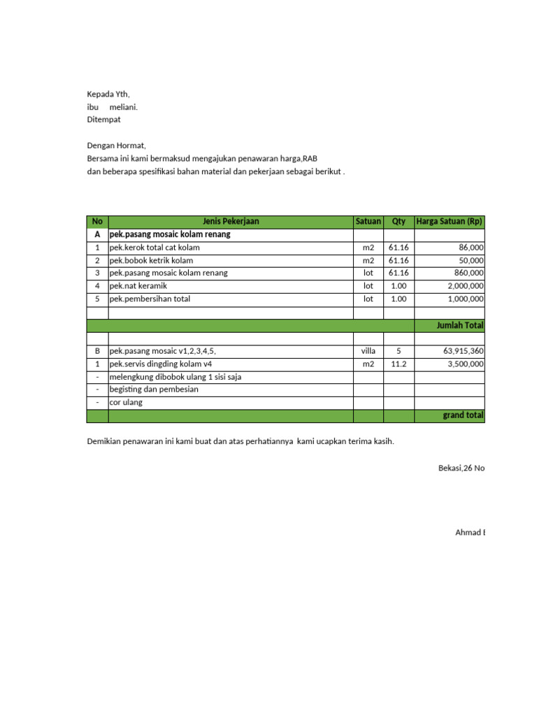 Rab Pasang Mosaic Kolam v1 SMP v5 | PDF